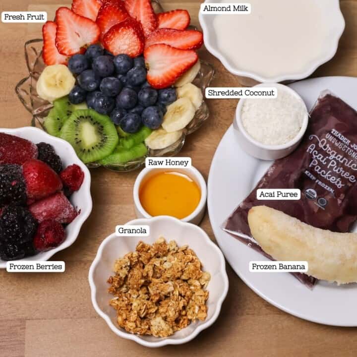 Hawaiian Acai Bowl Recipe - Mindfully Healthy Living