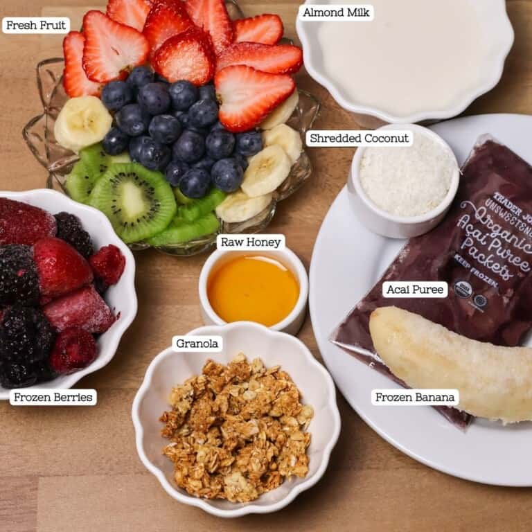 Hawaiian Acai Bowl Recipe - Mindfully Healthy Living